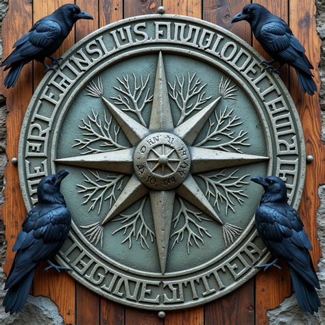 Free Ravens Guard Compass Image Download At Stockcake