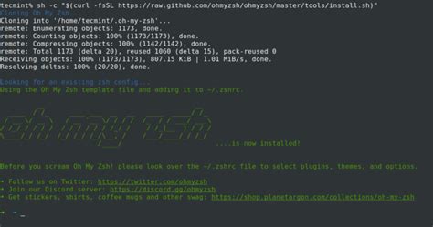 how to install oh my zsh in ubuntu 20 04