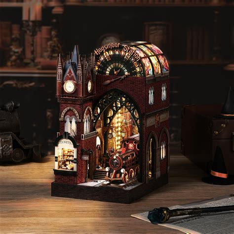 Fantasy And Magic Book Nook Kits Wizard And Dragon Scenes Book Nook World