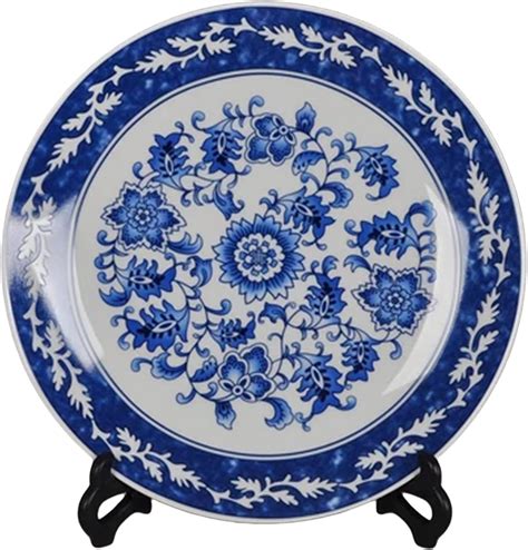 Jdzjybqx Blue And White Porcelain Decorative Plate Of 104