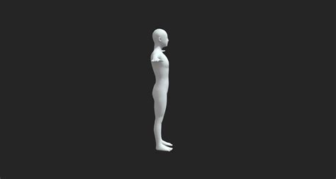 Stl File Male Body Base Mesh T Pose ♂️ Obj ・design To Download And 3d