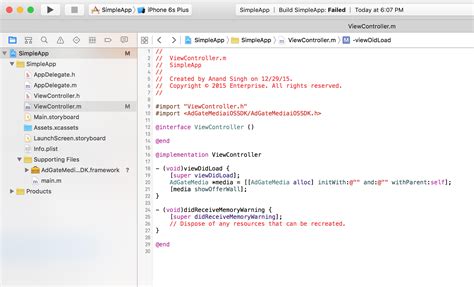 Objective C Ios App Isnt Able To Find Framework Header Files Stack
