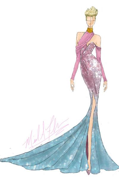 Disney Princess Dress Sketch Disney Princess Dress Sketch