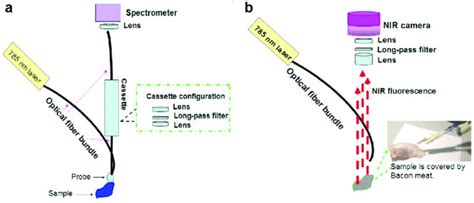 A Schematic For Measurement Of NIR Fluorescence B Schematic For Download Scientific