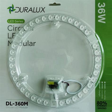 Duralux Circular Led Modular With Magnet For Ceiling Light Replacement Daylight Lazada