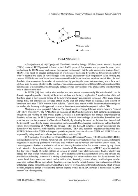A Review Of Hierarchical Energy Protocols In Wireless Sensor Network Pdf