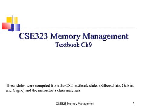 Chapter 8 Memory Updated Ppt