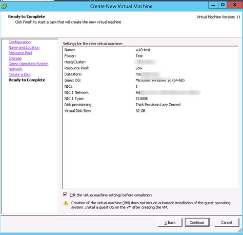 Установка Windows 10 на Vmware Esxi 6 0 Windows для системных администраторов