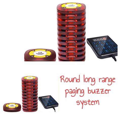 Round Long Range Paging Buzzer System Computers And Tech Office And Business Technology On Carousell