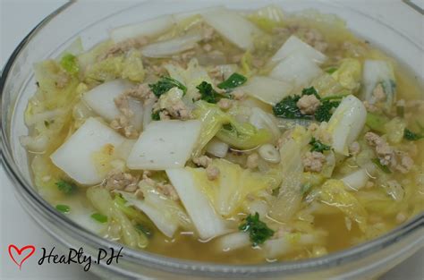 Pork And Napa Cabbage Soup Recipe
