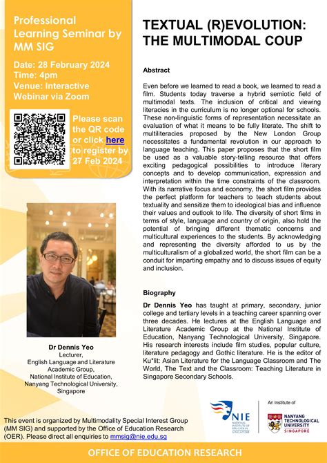 Professional Learning Seminar By Multimodality Special Interest Group