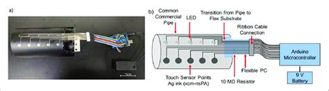 A Fully Assembled Touch Sensor With Arduino And Battery Power B