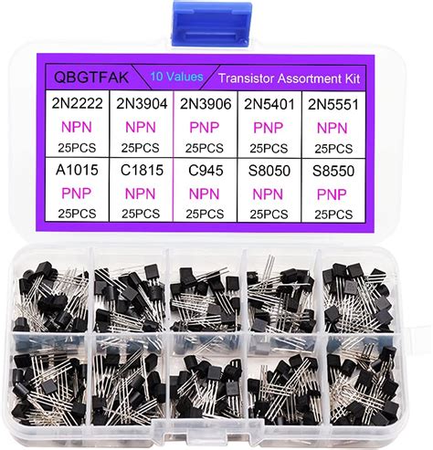 Ted Lele 250pcs 10 Values Transistor Kit Assortment Philippines Ubuy