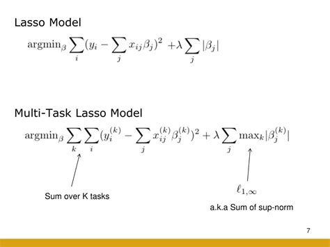Ppt Blockwise Coordinate Descent Procedures For The Multi Task Lasso