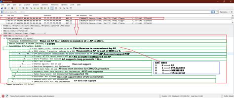 Beacon Frame Analysis Wi Fi And Wired Network