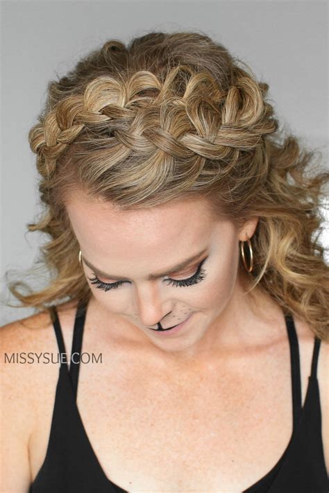 Lioness Half Up Crown Braid Missy Sue