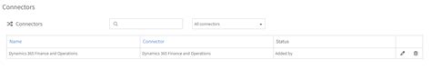 Adding A Dynamics 365 Finance And Operations Connector Eone Solutions