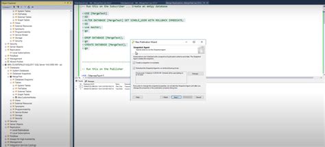 How To Set Up Sql Server Merge Replication