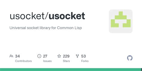 Github Usocketusocket Universal Socket Library For Common Lisp