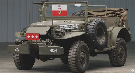 Coolness Overload General Pattons Wwii Dodge Wc 57 Command Car Is For