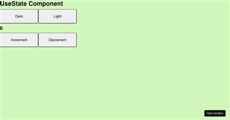 Basic Hooks Usestate Codesandbox