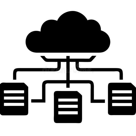 Cloud Computing Network Infrastructure Vector For Technological