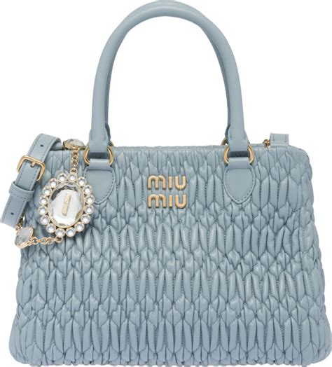 Miu Miu Miu Crystal Nappa Leather And Crystal Handbag Shopstyle