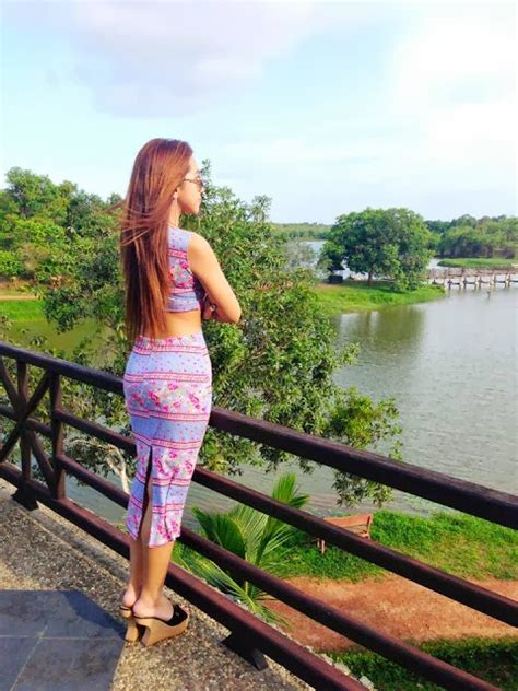 Myanmar Girl Myanmar Model War So Moe Oo On The Balcony