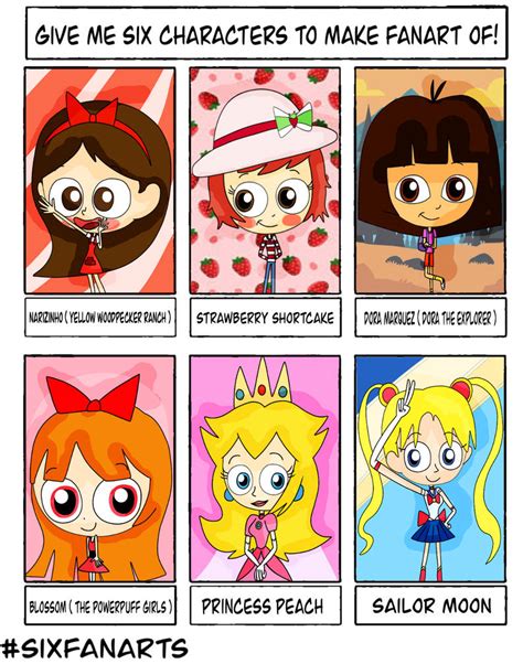 Six Fanart Challenge By Solarchroniclesxi On Deviantart