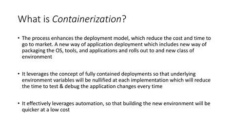 Containerization Strategy Ppt