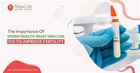 Sperm Health And Male Fertility Tips Newlife Fertility