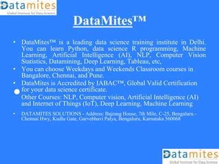Python Developer Course In Delhi April Ppt