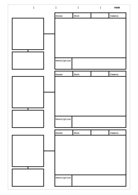 Free Pdf Storyboard Templates For Visual Storytelling Blank