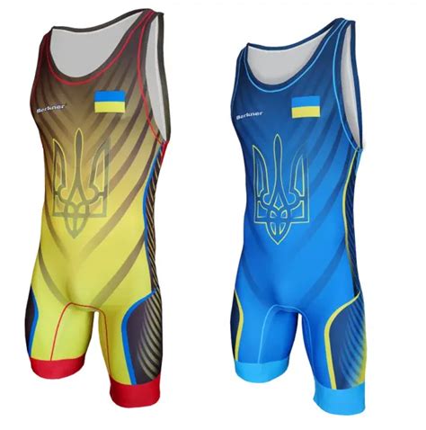 Mens Wrestling Singlet Suit Bodysuit Underwear Berkner Ukraine B Ringer