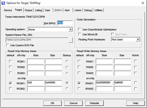 C Tm4c123gxl Tiva Launchpad Hardware Fault When Debugging In Keil