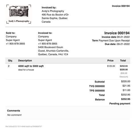 Create An Invoice Urbanimmersive Help Create An Invoice Urbanimmersive Help