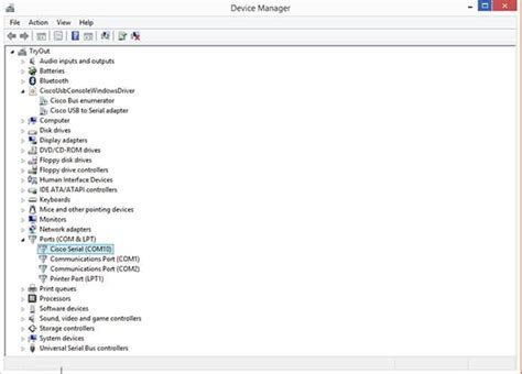 Cisco USB Console Connection Setup