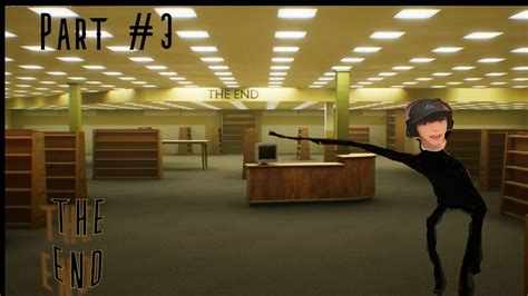Escape The Backrooms The End Library Monster Youtube