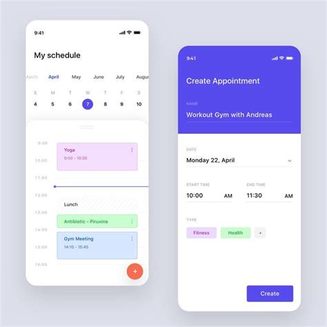 50 Best Schedule App Ui Design Examples Artofit