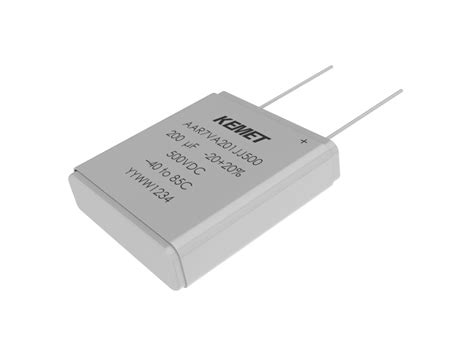 Kemet Aar V Hv Aluminium Rectangle High Voltage Cap