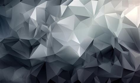 Premium Ai Image Abstract Gray Color Background Or Wallpaper With Polygons Triangles Concave