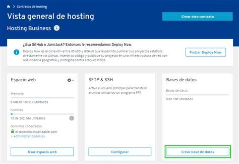 Configurar Una Base De Datos Mysql O Mariadb En Ionos Ionos Ayuda