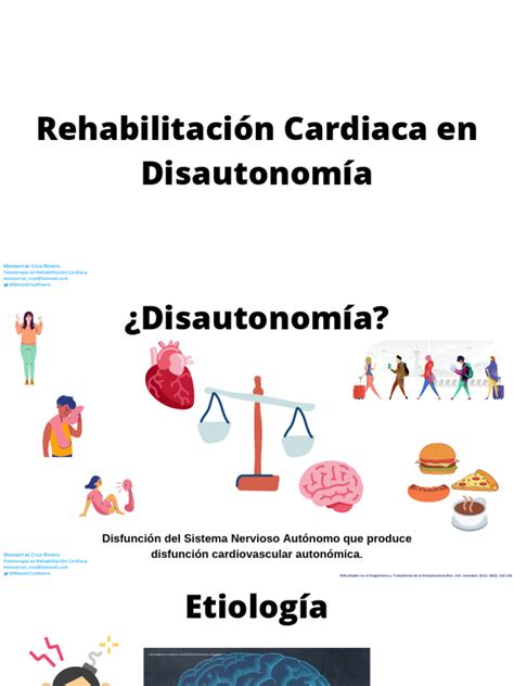 Rehabilitación Cardiaca Y Disautonomía Pdf Especialidades Medicas