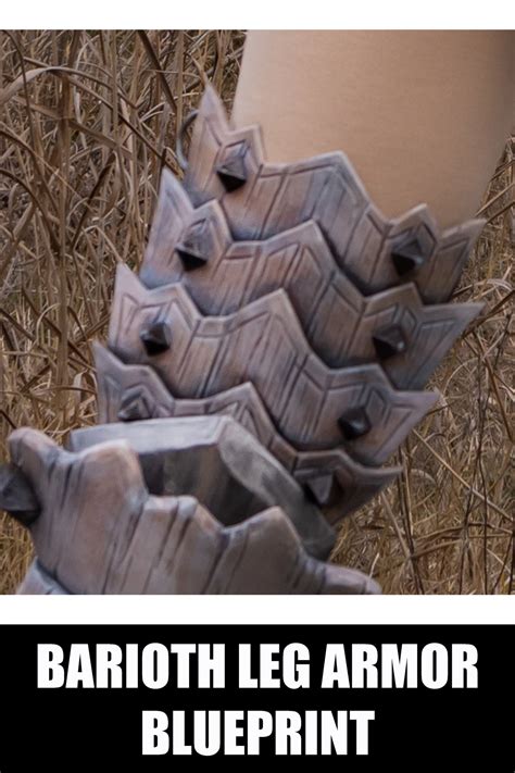 Upper Leg Armor Barioths Armor Set From Mhr Blueprint Download