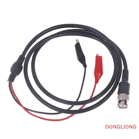 Dongliong Oscilloscope Test Probe Lead Cable Bnc Male Plug Q9 To Dual
