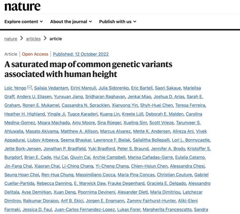 600余名科学家nature联合发文：儿女身高不如爸妈？原因找到了 澎湃号·湃客 澎湃新闻 The Paper