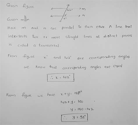 Solved Given M N Find The Value Of X And Y Given M N Find The Value Of Course Hero