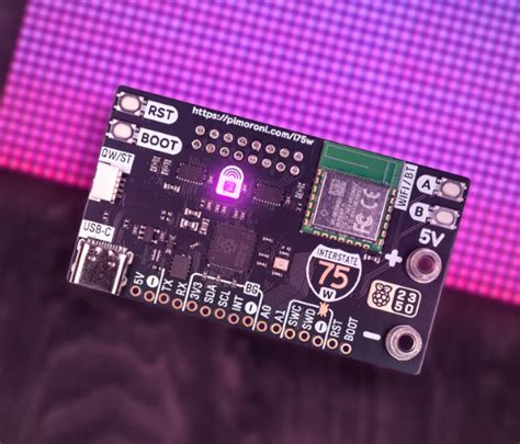 Pimoroni Interstate 75 W RP2350 Based Driver For HUB75 LED Matrices