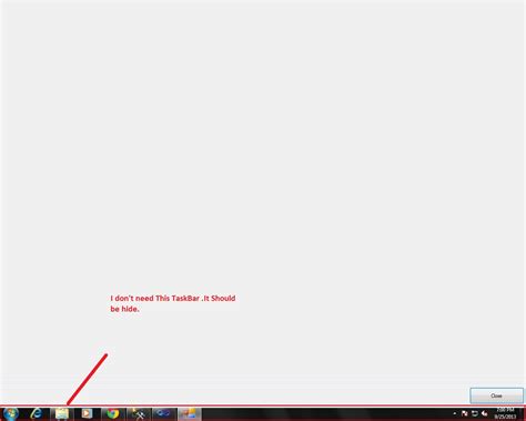 Hide Taskbar In My Winform Application