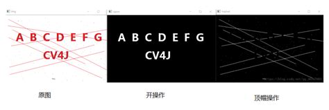 Opencv开操作与闭操作 Csdn博客